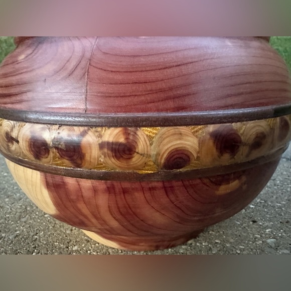 Kitchen | Handmade Handcrafted Segmented Wooden Decorative Bowl Cedar ...